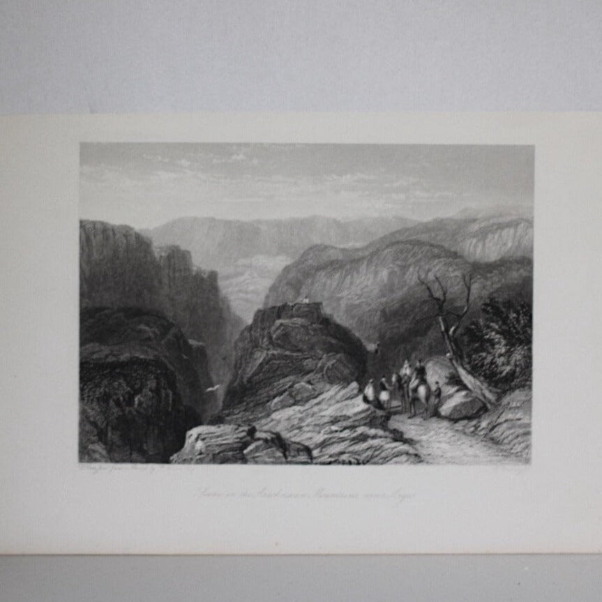 Vintage Etching of Argos, Greece – Pine Home